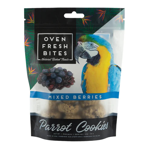 4oz Oven Fresh Bites Natural Baked Parrot Cookies
