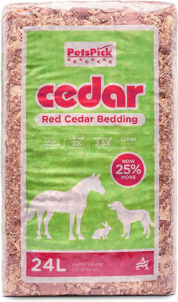 24 Liters Pets Pick Red Cedar Bedding – Standish Milling Company