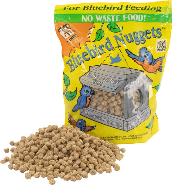 C&S Bluebird Nuggets High Energy Bird Food - Wild Bird Treats, 27 oz B ...