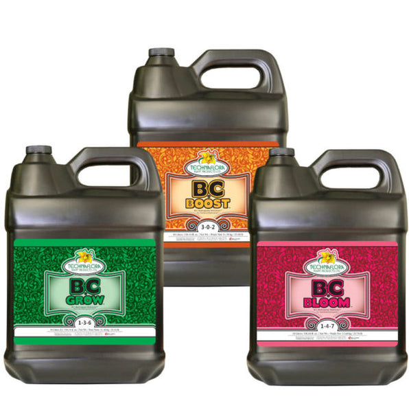 Technaflora B.C. Hydroponic Nutrients - Grow, Boost, and Bloom