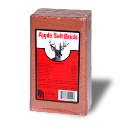 4lb Apple Flavored Salt Brick for Livestock