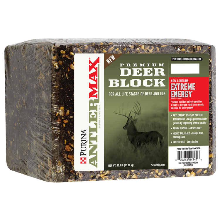 Purina Antlermax Deer Block - 33.3 lbs – Standish Milling Company