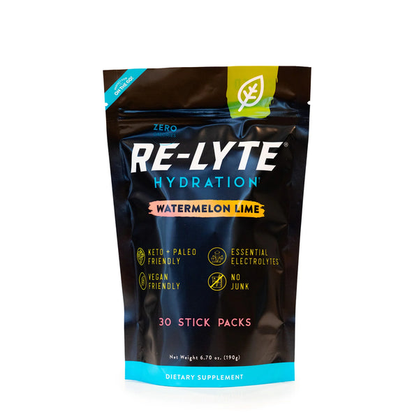 Redmond Real Salt - Watermelon Lime Re-Lyte Hydration Stick Packs