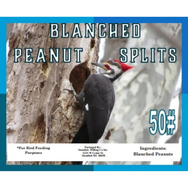 50 Lbs. Blanched Peanut Splits