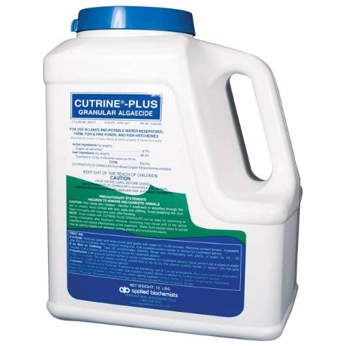 12# CUTRINE PLUS Granular Algaecide Pond Chemical Cleaner – Standish ...