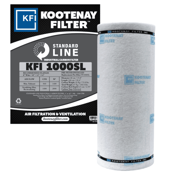 KFI1000SL Standard Line Carbon Filter - Pelletized Activated CKV-4, Hi