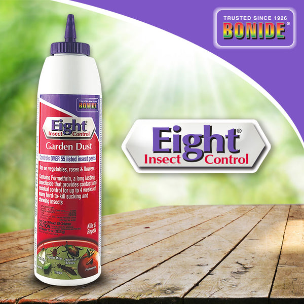 10oz EIGHT GARDEN DUST - Insecticide Dust for Garden Pest Control - Ef ...