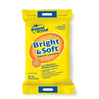 Diamond Crystal Bright & Soft Water Softener Salt Pellets - 40.0 lbs B ...