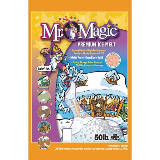 50LB Mr. Magic Ice Melter - Fast Acting & Long Lasting